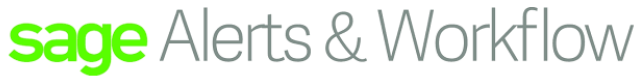 Sage Alerts Workflows - Business Monitoring and Response Solution